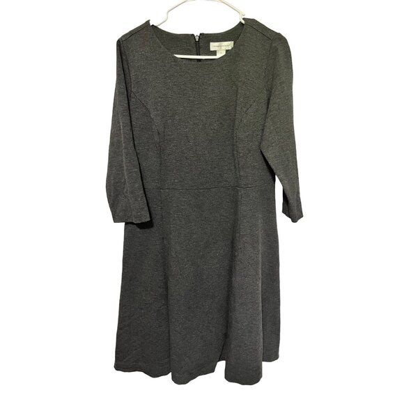 Christopher & Banks | Dresses | Christopher Banks Dress Gray 34 Sleeve ...